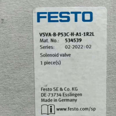 费斯托电磁阀534539   VSVA-B-P53C-H-A议价