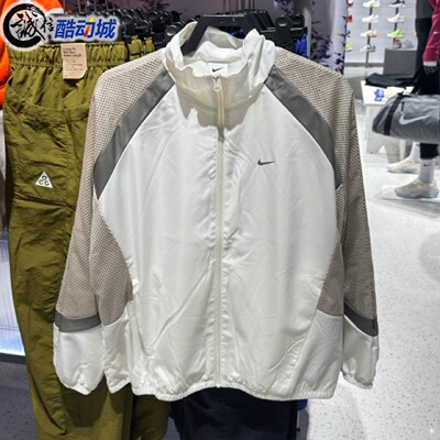 Nike耐克男子2026春新款复古宽松速干梭织薄绒篮球夹克HV3364-133