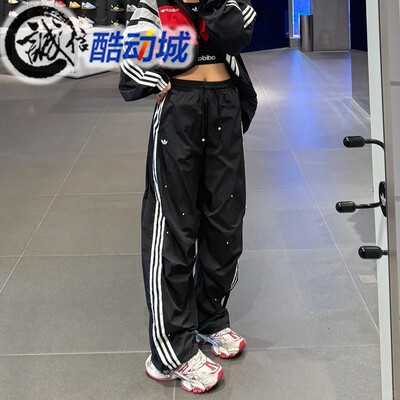 阿迪达斯三叶草女子运动裤