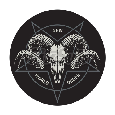 公羊头骨五星机盖风挡水晶胶贴花