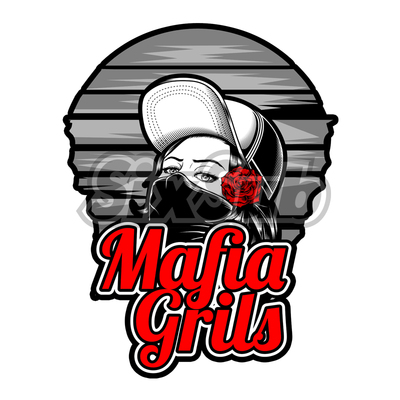mafiagirls车侧反光车身贴定制