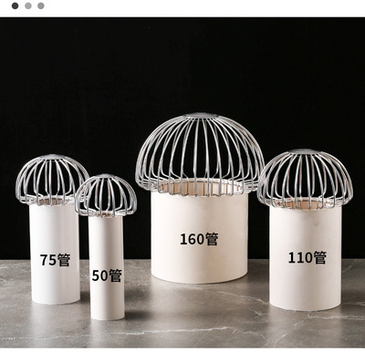 75管锦鲤鱼池排水口面吸过滤头养鱼收落叶防堵塞过滤式排水口配件