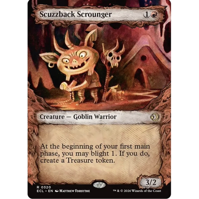 【铃铛】万智牌英文洛温: 暗影笼罩ECL 异画 平/闪 杂背搜刮客320