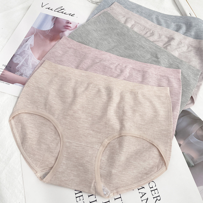 古妃中腰大版舒适透气内裤女