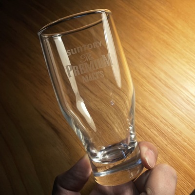 日本SUNTORY三得利神泡啤酒PREMIUM MALT'S日式皮尔森创意玻璃杯