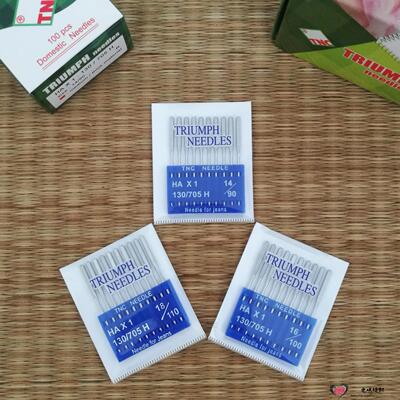 TNC原装进口电动家用缝纫机专用机针牛仔布针尖头针14/16/18号