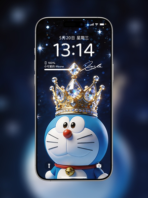 哆啦A梦手机壁纸安卓IPhone苹果手机壁纸屏保电子24小时自动发货