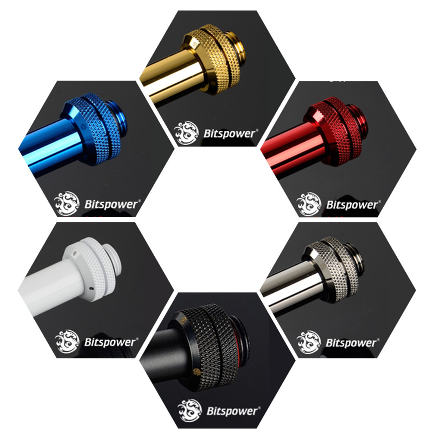 Bitspower BP/50CM 14外径金属管 铜管水冷管 BP-NCBHT14CB-L500_虎窝淘