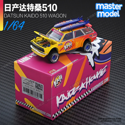 KaidoHouse现货1/64 日产达特桑510 合金模型精致收藏摆件 MINIGT