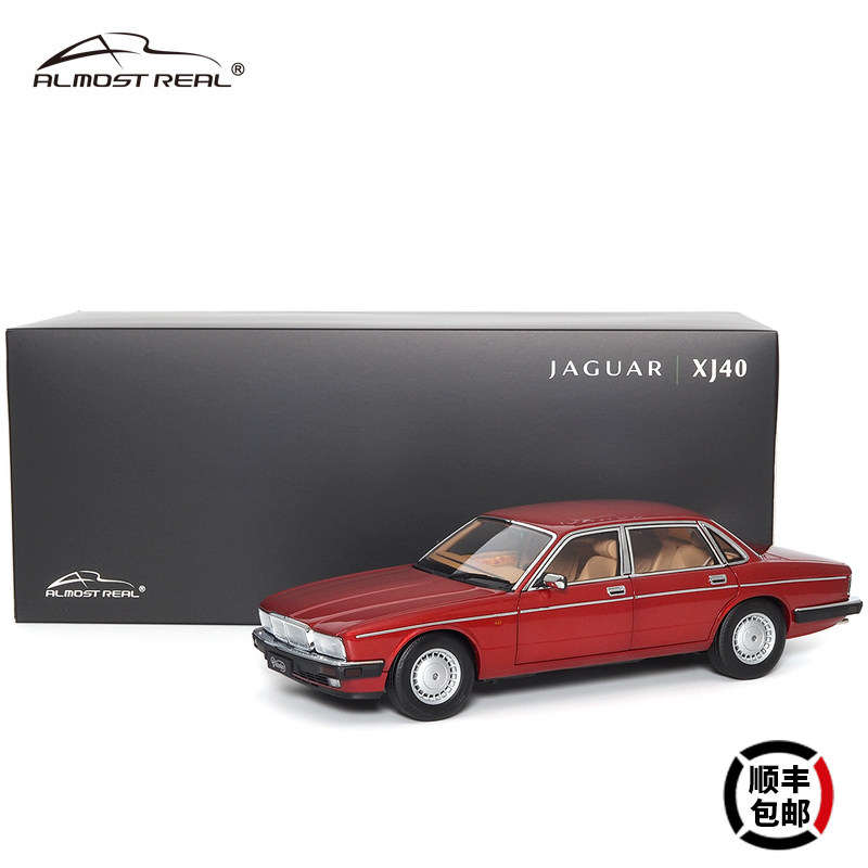 Almost Real汽车模型1:18捷豹 戴姆勒 XJ6 （XJ40）合金全开车模
