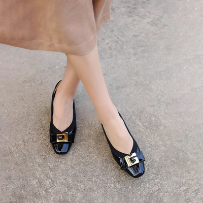 软漆皮 亲肤松紧 宽楦 德国KUFENBERG5721 里外全皮舒适方跟女鞋