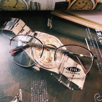 古董金属框架眼镜包邮