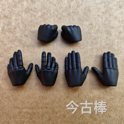 RAH Medicom 1/6 兵人模型现代潮流 黑色 机甲敬礼握拳手型
