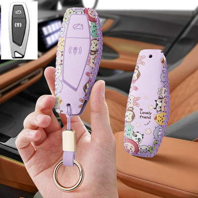 适用三阳剑齿虎ADXTG400机车钥匙套包24款SYM遥控保护套扣壳男女