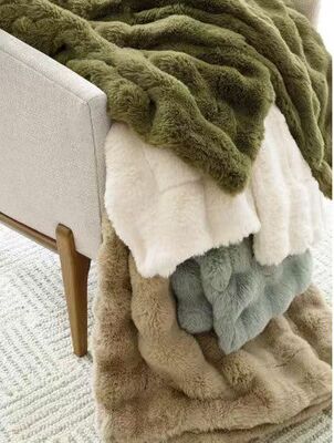 外网178美刀加厚保暖毛毯沙发毯四季空调毯午睡毯盖毯80*200cm