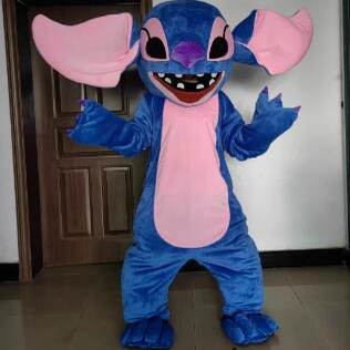 星际宝贝卡通人偶服装黑化史迪仔玩偶服cos活动道具Stitch公仔