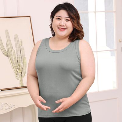 纯色加肥大吊加肥大吊带背