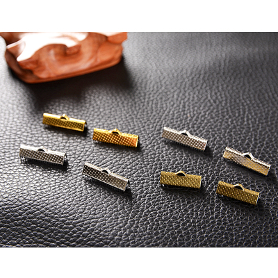 DIY饰品配件 16-35MM马口夹 马甲扣 马仔扣 丝带扣 皮绳扣 马嘴夹