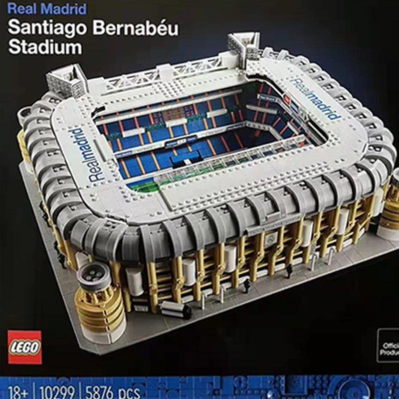 乐高10299伯纳乌球场西甲皇马主场球迷益智拼搭男孩积木玩具礼物_虎窝淘