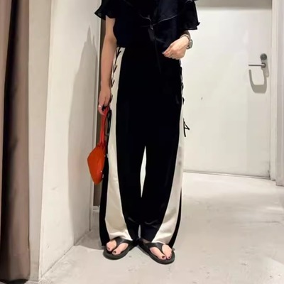 CP2025夏季 ets高端线侧边绑带透气网孔运动休闲裤