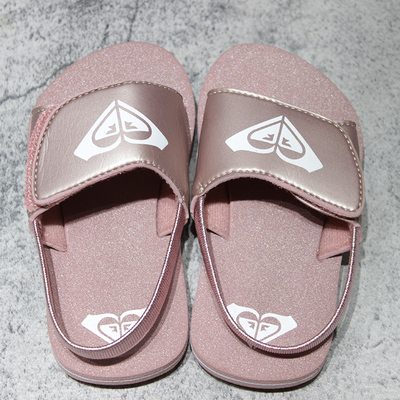 2025年ROXY 现货新款夏季女童透气凉拖平跟拖鞋休闲防滑一字拖