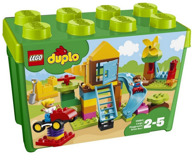 乐高LEGO 10864得宝系列我的游乐场创意积木盒Duplo积木2018智力_虎窝淘