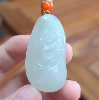 小石头和田玉白玉籽料