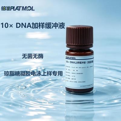 10× DNA加样缓冲液无菌无酶Ficoll400SDS溴酚蓝脂糖凝胶电泳上样