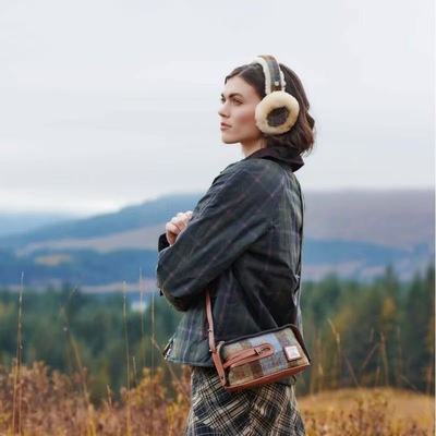 英国苏格兰Islander经销商直营Harris Tweed®正品新款斜挎包包