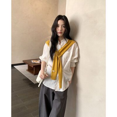 MMCDITION针织披肩女装2026春季