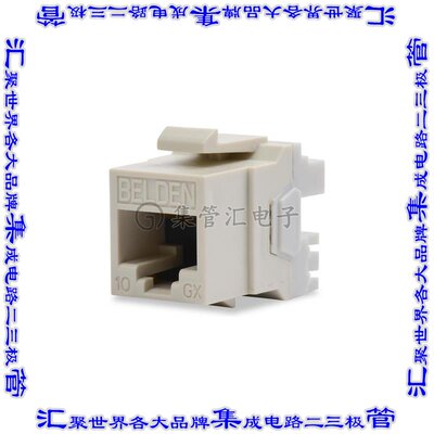 AX102282 连接器接插件10GX JACK KCONN ELEC WHITE