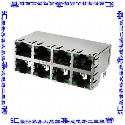 6368062-2 连接器接插件CONN MOD JACK 8P8C R/A SHIELDED