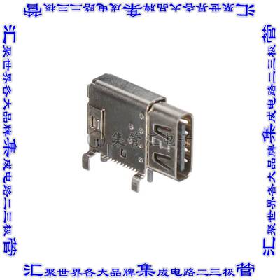 PLUG-USBC-24PINF-C24Z11 连接器接插件USB TYPE C 24P FEMALE UP