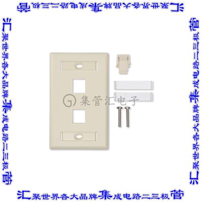 AX103923 连接器接插件KCONN FACEPLATE 2-P SG ALM