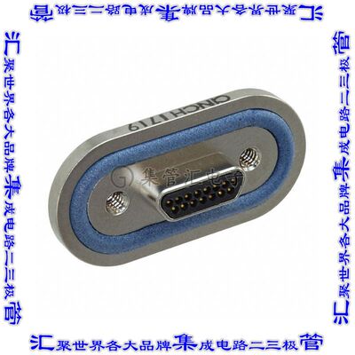 DCDH-15PSBN 连接器接插件CONN MICRO-D PLUG 15POS PNL MNT