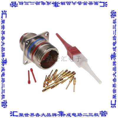 M8372383R12126 连接器接插件THREADED, SQUARE FLANGE RECEPTAC