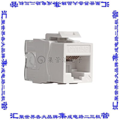 K-5EJ/5 连接器接插件CAT5E KEYSTONE ETHERNET JACK, 5