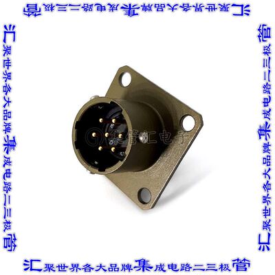 MSW02E10-7P 连接器接插件BOX MOUNT RECEPTACLE, ENVIRONMEN