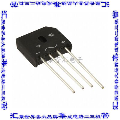 KBU6B-E4/51 桥式整流器二极管 BRIDGE RECT 1PHASE 100V 6A KBU