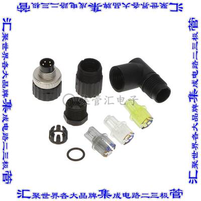 FIC-M8M4A 连接器接插件FIELD WIREABLE CONNECTOR, M8