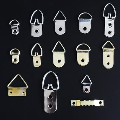 银大吊环镜框背挂字画挂钩