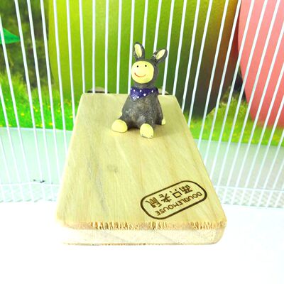 仓鼠龙猫玩具/跳台小跳台宠物用品龙猫用品直行龙猫实木跳板跳台