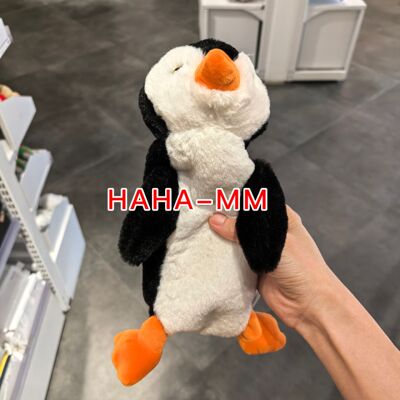 动物笔袋Npuzzle毛绒企鹅熊猫