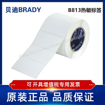 DT-55-813-1/101.60x50.80定制代打印贝迪BRADY热敏纸标签B813