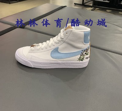 耐克女子高帮复古透气耐磨板鞋