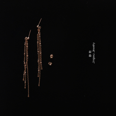 2018年新款14k包金女欧美风耳环