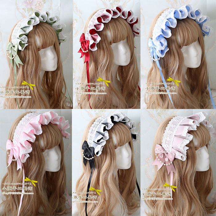 包邮洛丽塔lolita发带日常百搭bnt头饰天使柄/提拉米苏摘星魔法_虎窝淘