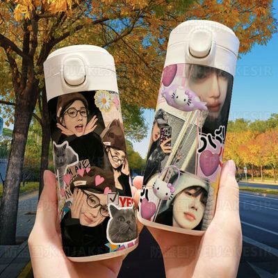 鞠婧祎明星周边保温杯手办高颜值