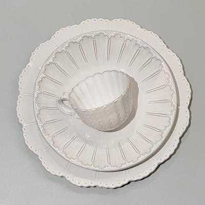 VirginiaCasa黑陶复古家用餐盘