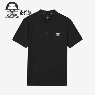斯凯奇夏季新款男子短袖polo衫